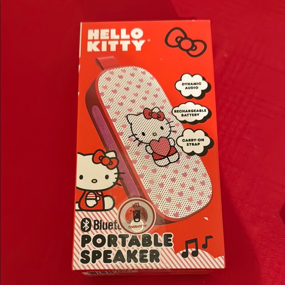 Hello Kitty | Portable Audio & Video | Hello Kitty Portable Speaker Red ...